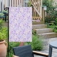 Abstractions Floral Garden Flag 12x18 Inch Spring Tulips Purple Yellow ...