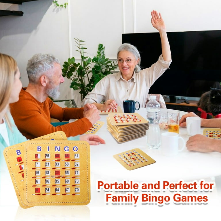 Bingo Card Reusable s MR CHIPS Jam-Proof Quick-Clear Deluxe Fingertip ...