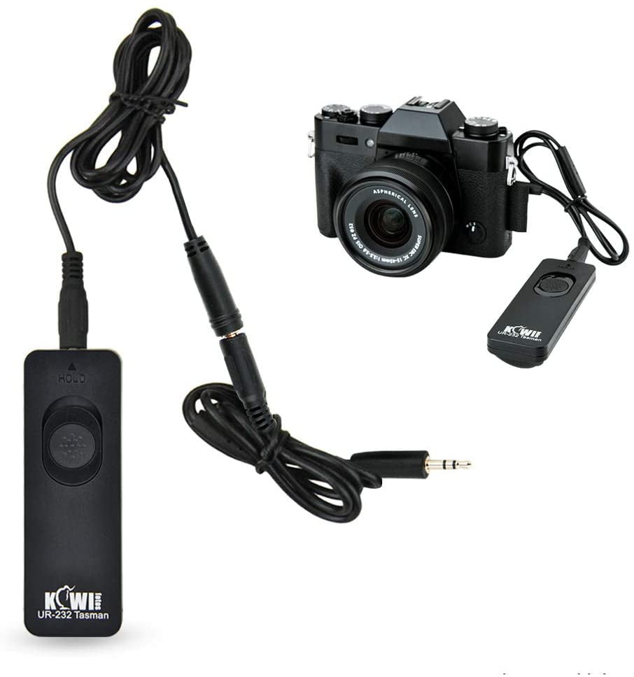 Kiwifotos RR-100 Remote Shutter Release Cord for Fuji Fujifilm X-T3 X-T4 X-T2 X-T1 X-T30 X-T20 X ...