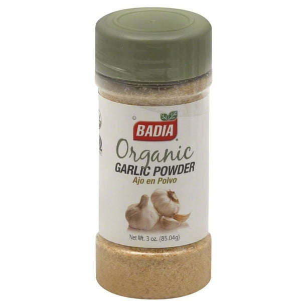 Badia Organic Garlic Powder, 3 Oz - Walmart.com - Walmart.com