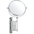 Wall Mount Makeup Mirror with 3X Magnification, Two-Sided Swivel ...