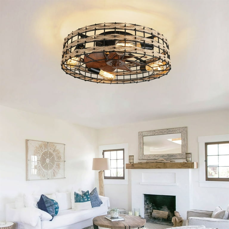 Rustic Chandelier Ceiling Fan | Shelly Lighting