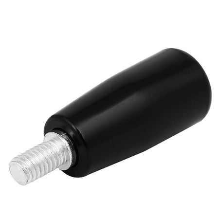 M6 Male Thread 46mm Long Plastic Handle Revolving Hand Grip for Milling ...