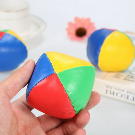 3Pcs Juggling Balls Set Circus Balls with 4 Panel Design for Kids and ...