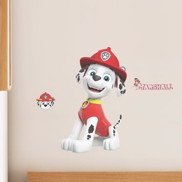 PAW PATROL Wall Decals Ryder Chase Marshall Rubble Rocky Zuma Skye 8 ...