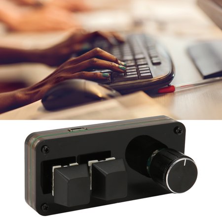 Macro Mechanical Keyboard, Mini 2 Key Keypad Blue Switch Customizable ...