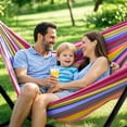 ANAGOO Double Hammock, Heavy Duty Portable, 500 lb Weight Capacity ...