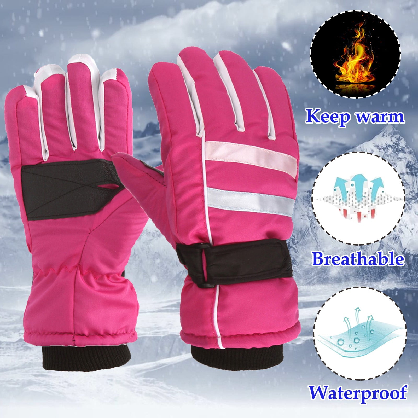 Click here for Ajiwyh Kids Gloves Winter kids Snow Gloves Winter... prices