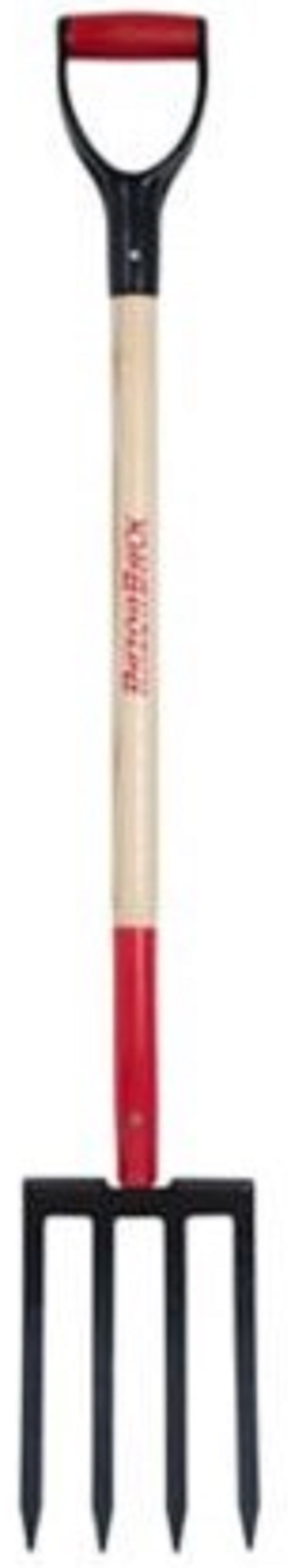 Razor-Back 2827400 4-Tine Forged Spading Fork with Power Step and Wood ...