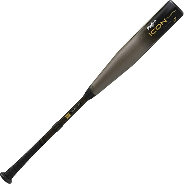 Rawlings Icon -3 BBCOR Baseball Bat | 33 in | -3 - Walmart.com