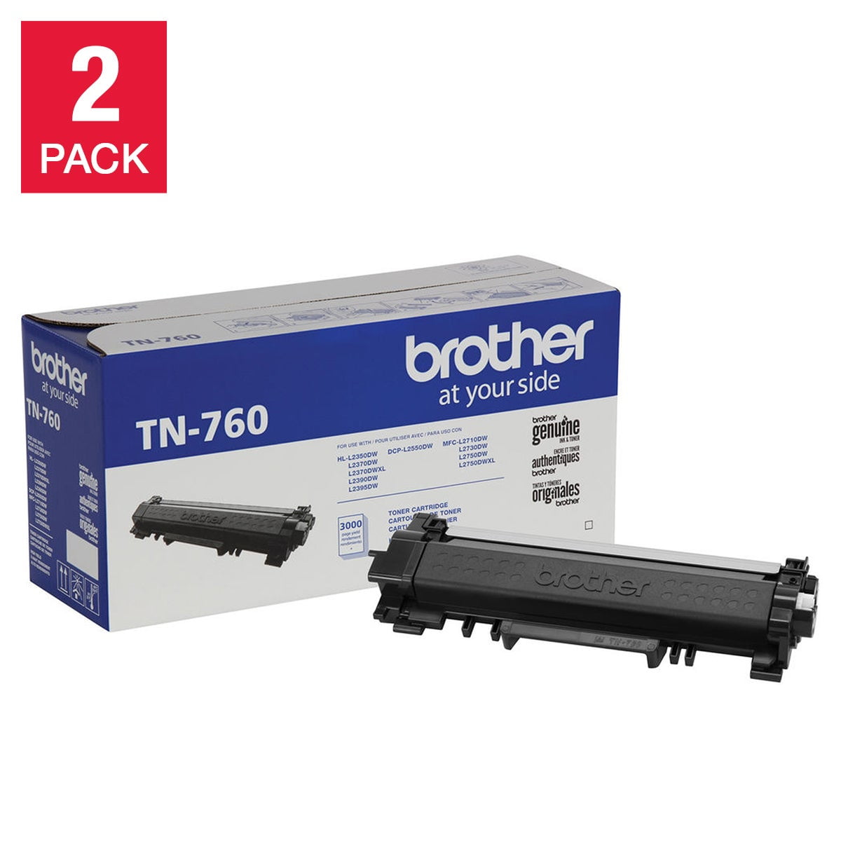 Click here for Brother Tn-760-K High-Yield Toner Cartridge  2-Pac... prices