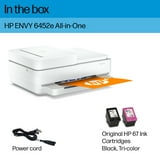 HP ENVY 6452e All-in-One Wireless Color Inkjet Photo Printer with 3 ...