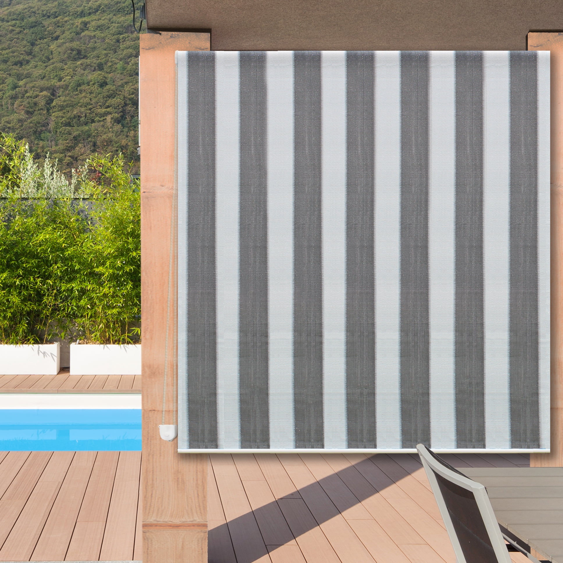 Radiance Sunset Exterior Solar Roller Shades - Walmart.com