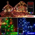99FT Halloween Smart String Lights Extendable C9 DIY Color Changing APP ...