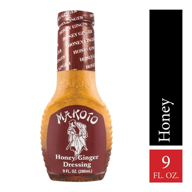 Makoto Honey Ginger Fresh Refrigerated Salad Dressing, 9 Fluid oz ...