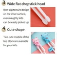 2 Pairs Kids Chopsticks - Cute Animal Cartoon Design, Plastic Training ...