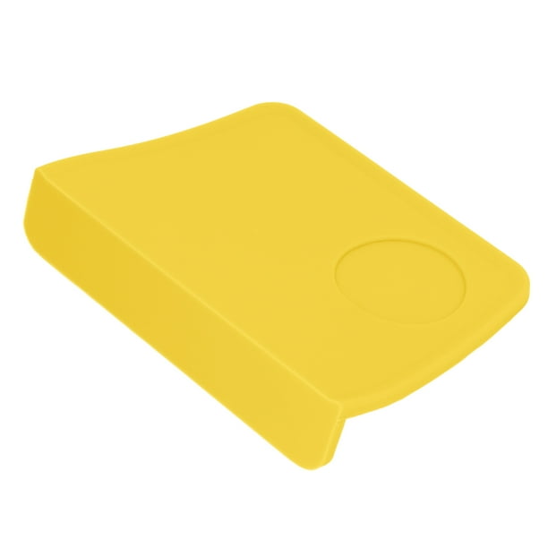 Coffee Tampering Mat, 90 Degree Edge Coffee Machine Mat For Cafe Yellow ...