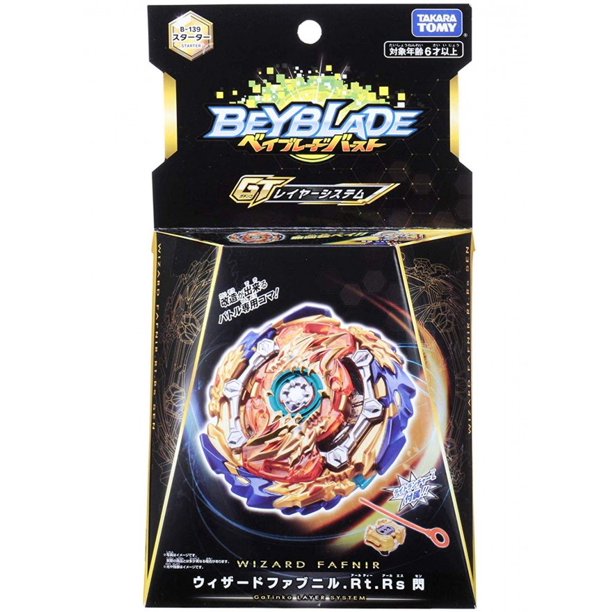 TAKARA TOMY Wizard Fafnir .Rt.Rs Beyblade Burst GT Starter w/ Launcher ...