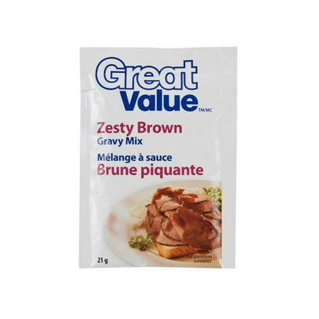 Great Value Zesty Brown Gravy Mix | Walmart Canada