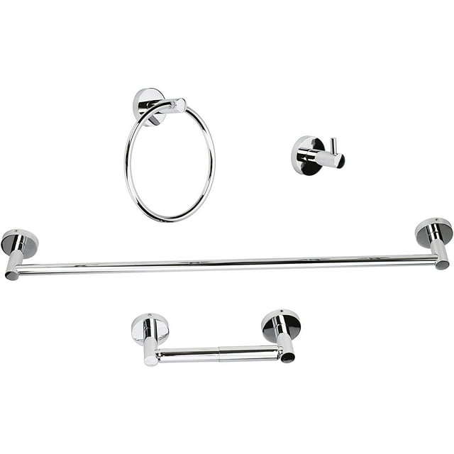 Luckup 4 Piece Bathroom Accessory Set Towel Bar Accessory Set Include