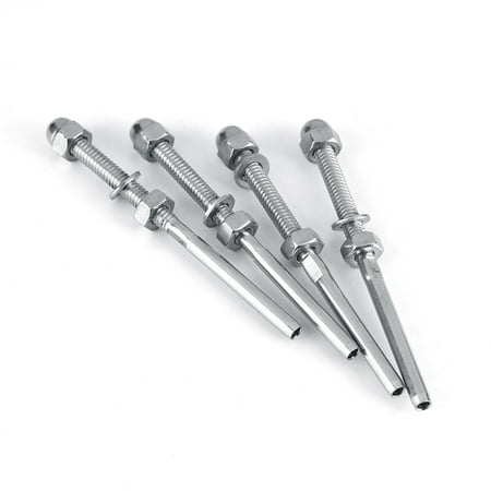 Rdeghly 10pcs Stainless Steel Threaded Tensioner Stud Ends for 1/8 ...