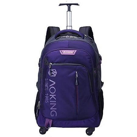 AOKING 20/22 ″ Water Resistant Rolling Wheeled Backpack Laptop ...