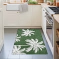 Area Rug 24×36in, Tropical Coconut Tree Silhouette Floor Carpet Living ...