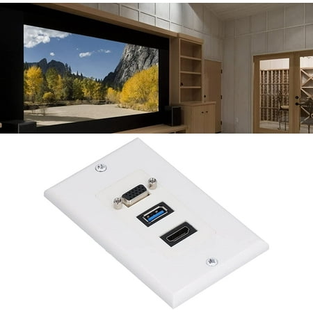 Embedded Installation Multimedia Port Composite Video Panel Audio Video ...