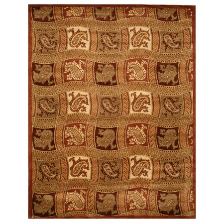 Hand-tufted Wool Red Transitional Oriental Fazel Rug | Walmart Canada