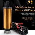 Portable Mini 12V 24VDC Electric Submersible Pump For Pumping Oil Water ...