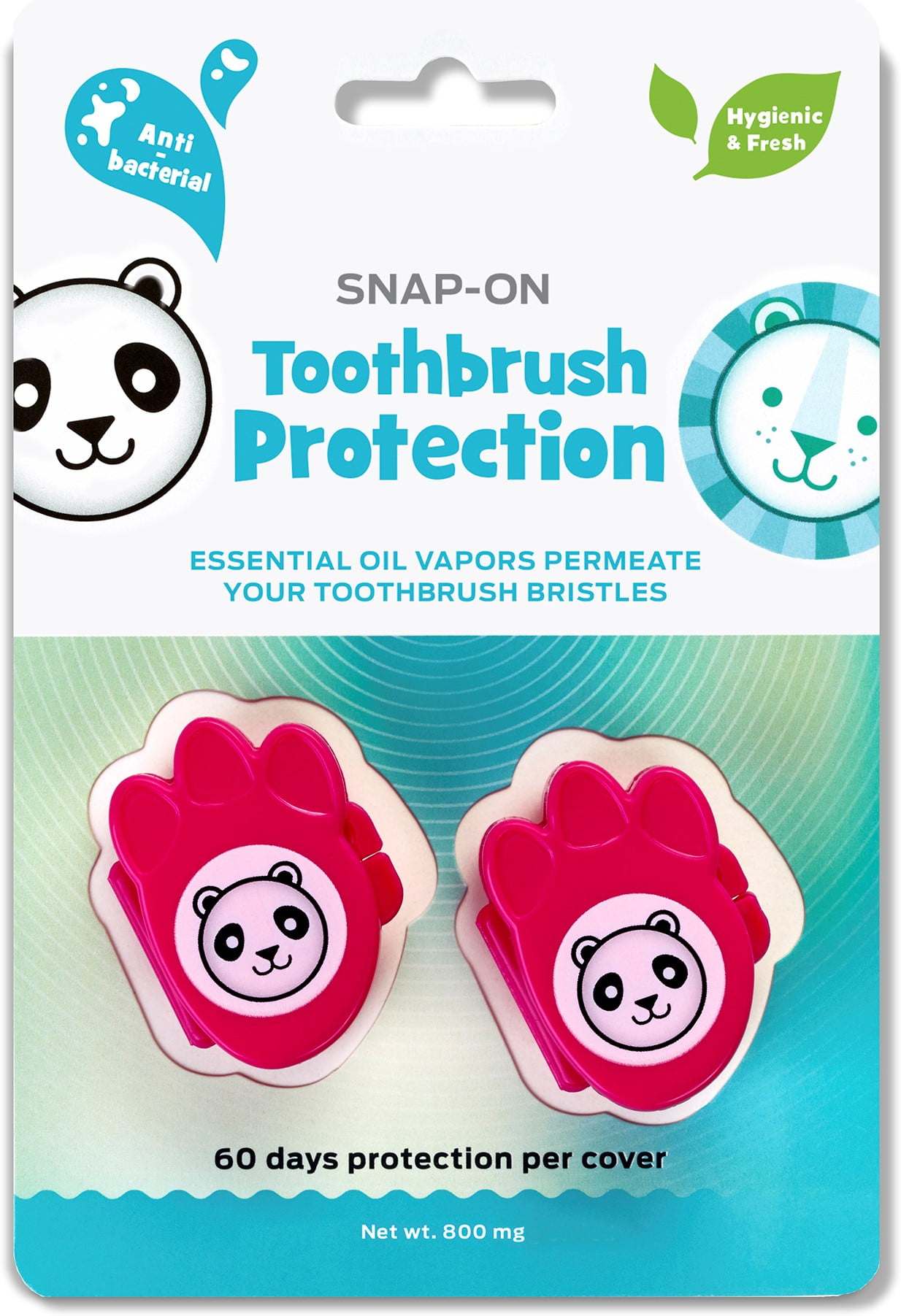 Dr. Tung's Kids Snap-on-Toothbrush Protection 2 ea (Color Vary) (Pack ...