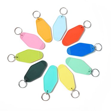 Adventure Awaits Motel Style Keychain in Light Green with Gold Hardware ...