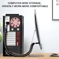 2M/1M Flexible Spiral Cable Wire Protector Cable Organizer Computer ...