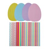 Easter Egg Weaving Mat Kit - Craft Kits - 24 Pieces - Walmart.com