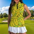 Jeiento Banana Print Matching Golf Shirts for Couples, Women's ...