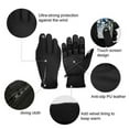 BINGLI 1 Pair Unisex Outdoor Windbreak Gloves Winter Screen Plus Velvet ...