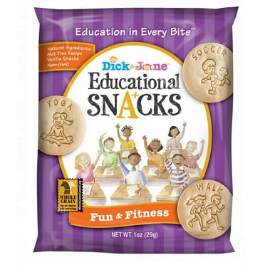 (Price/Case)Dick And Jane English & Spanish Educational Snack Crackers ...