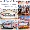 4th of July Garage Door Cover 7 x 16 ft Patriotic Star Leaves ...