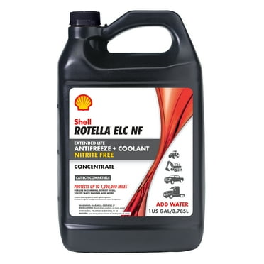 Shell Rotella Nitrite-Free Extended Life ELC Anti-Freeze + Coolant, Pre ...