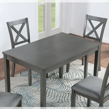 Dextrus Dining Table for 6-8, 71" Rectangular Wood Farmhouse Kitchen ...
