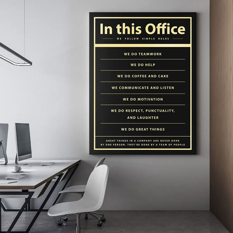 Professional Office Wall Decor Office Wall Art Signs, Canvas Prints