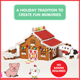 Holiday Create A Treat E-Z Build Gingerbread Barn Cookie Kit, 26 oz, 1 ...