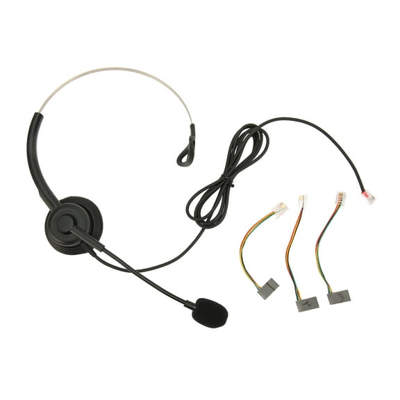 MANNYA Phone Headset with Noise Canceling Mic and Mute Switch Ultra ...