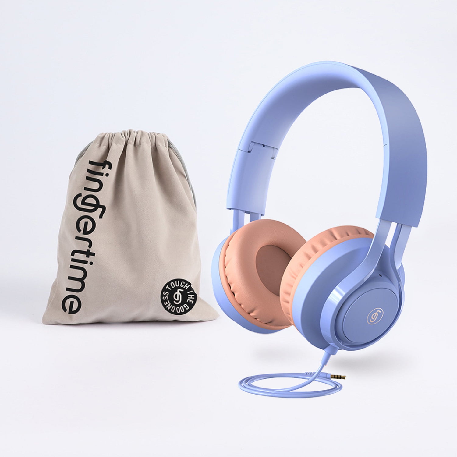 Fingertime Wired Kids Headphones, Adjustable, 85DB Volume Limited ...