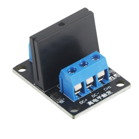 DC 5/12V 1-Channel High Level Trigger Solid State Relay Module 250VAC ...