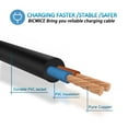 Bicmice 2.7Ft Fast Charging USB DC Charger Cord, 2.5mm Replacement ...