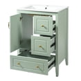 LHYY 24 inch Bathroom Vanity with Sink,One Cabinet with Soft-closing ...