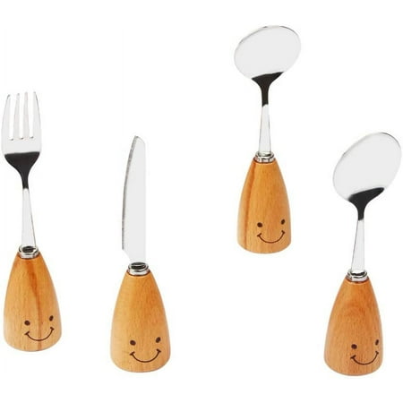 4-Piece Children's Cutlery Stainless Steel Sweet Cutlery, Child ...