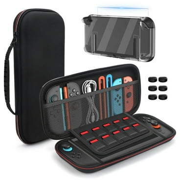 17 in 1 Pink Switch Lite Accessories Travel Kit: Carrying Case, Game ...