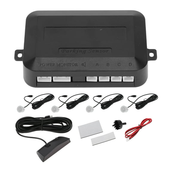 Wireless Car Auto Parktronic LED Parking Sensor with 4 Sensors Reverse ...